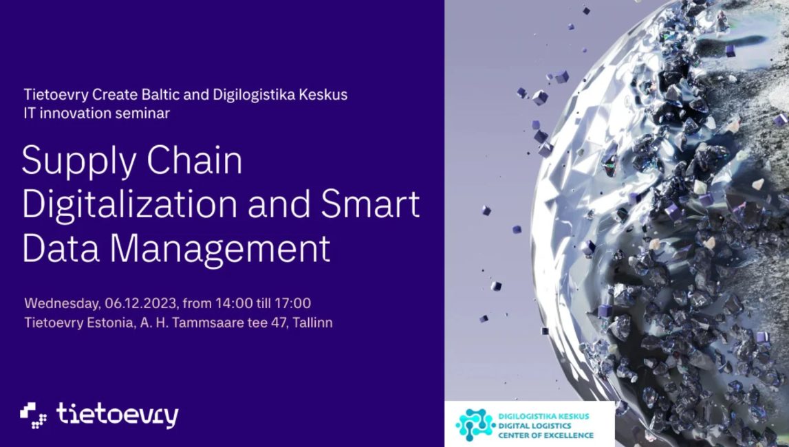 Seminar: Supply Chain Digitalization and Smart Data Management - Digilogistika Keskus